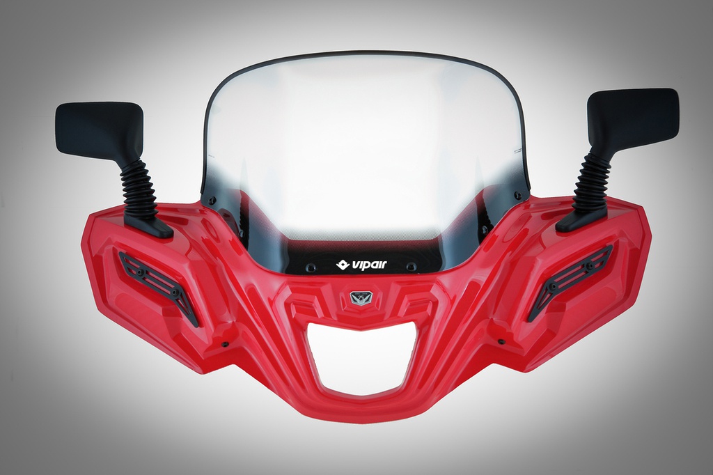ATV Windshield VIPAIR Suzuki Kingquad 500/750 Red